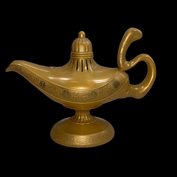 Disney | Toys | Disney Aladdin Interactive Genie Lamp Gold Lights And ...